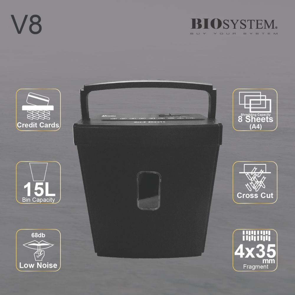Biosystem Personal Shredder V8 – Popular Book Company Pte Ltd