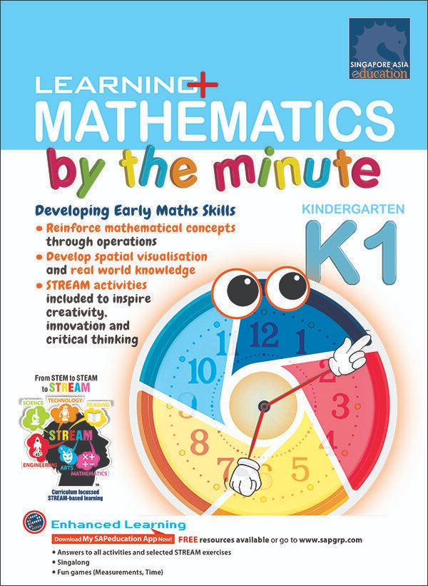 Learning + Mathematics by the minute Kindergarten 1 – Popular Book ...