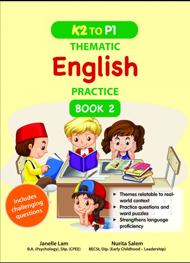 K2 To Primary 1 Thematic English Practice Book 2 – Popular Book Company ...