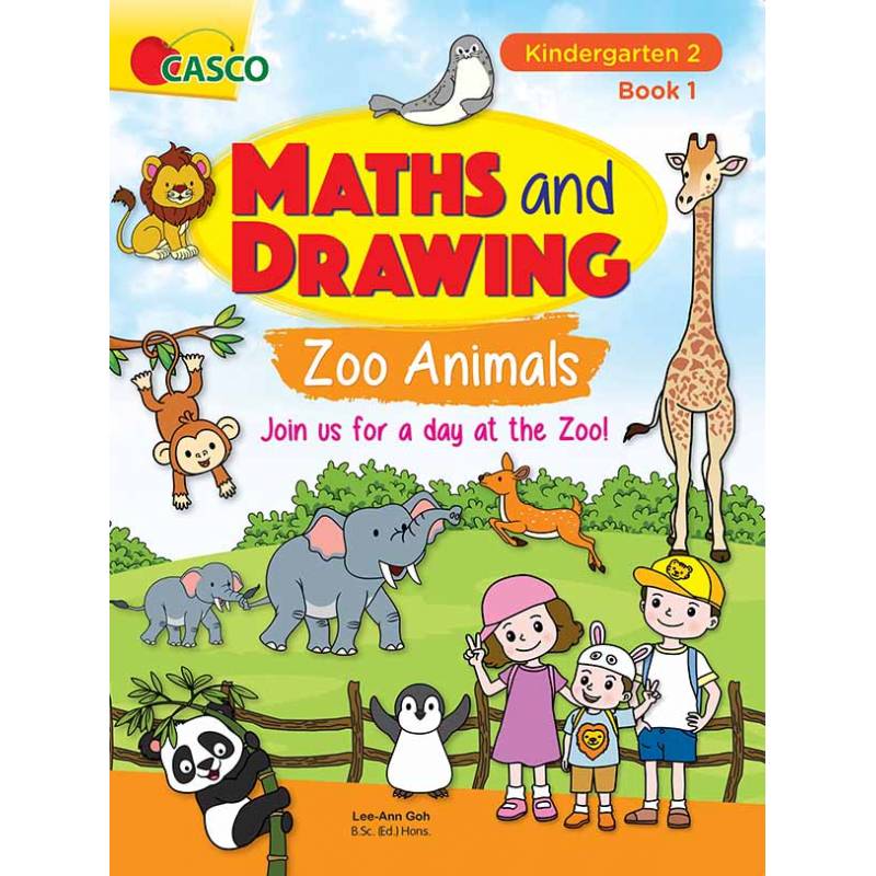 K2 Preschool Maths And Drawing Book 1: Zoo – Popular Book Company Pte Ltd