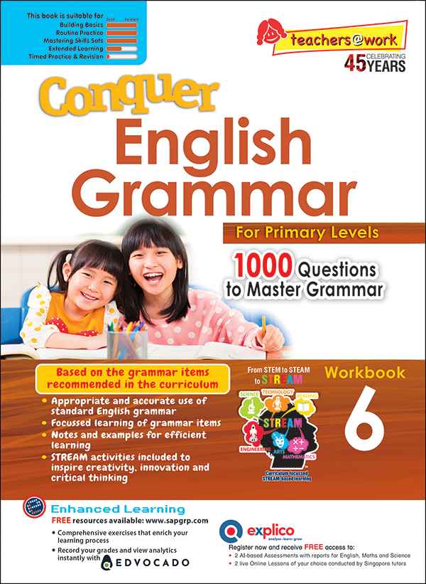 Conquer English Grammar Workbook 6 – Popular Book Company Pte Ltd