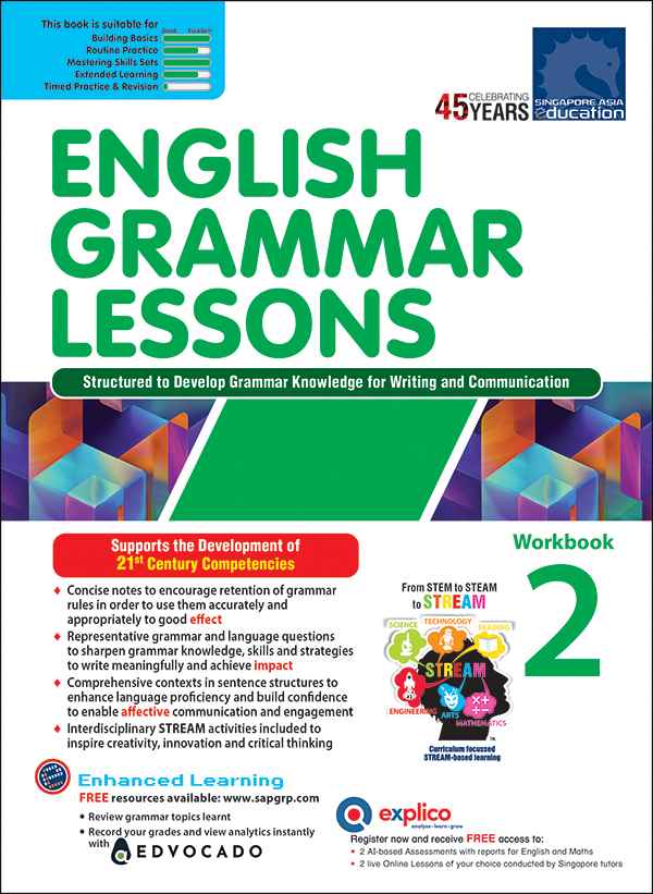 Primary 2 English Grammar Lessons Workbook 2 -2nd Edition – Popular ...