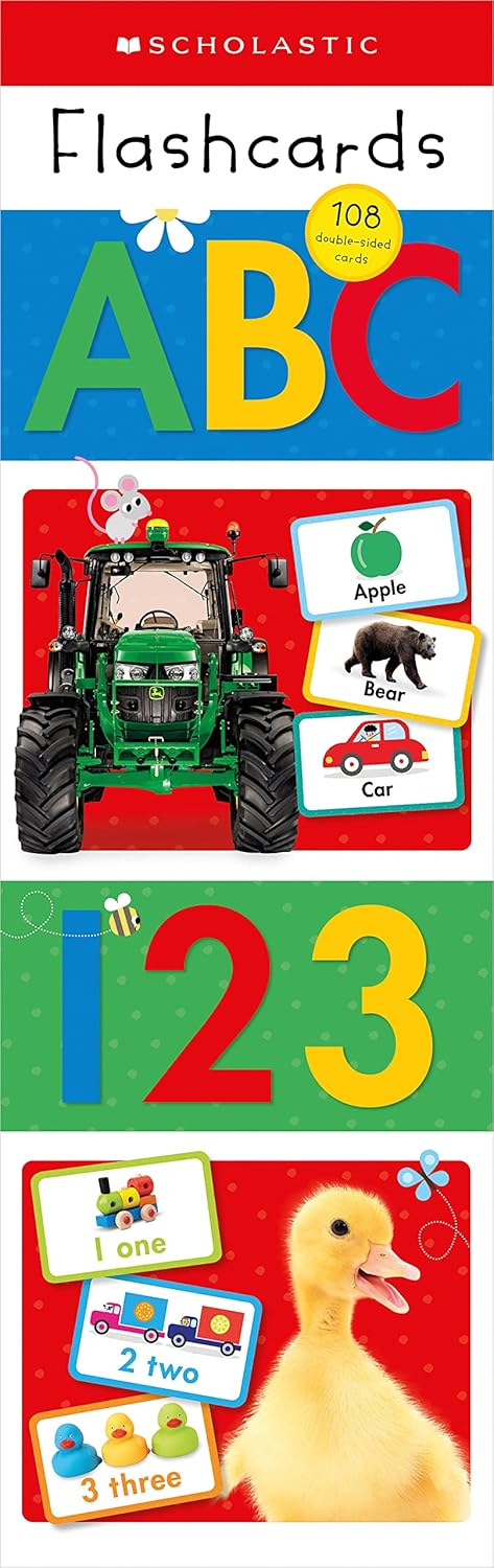 ABC & 123 Flashcard Double Pack: Scholastic Early Learners (Flashcards ...