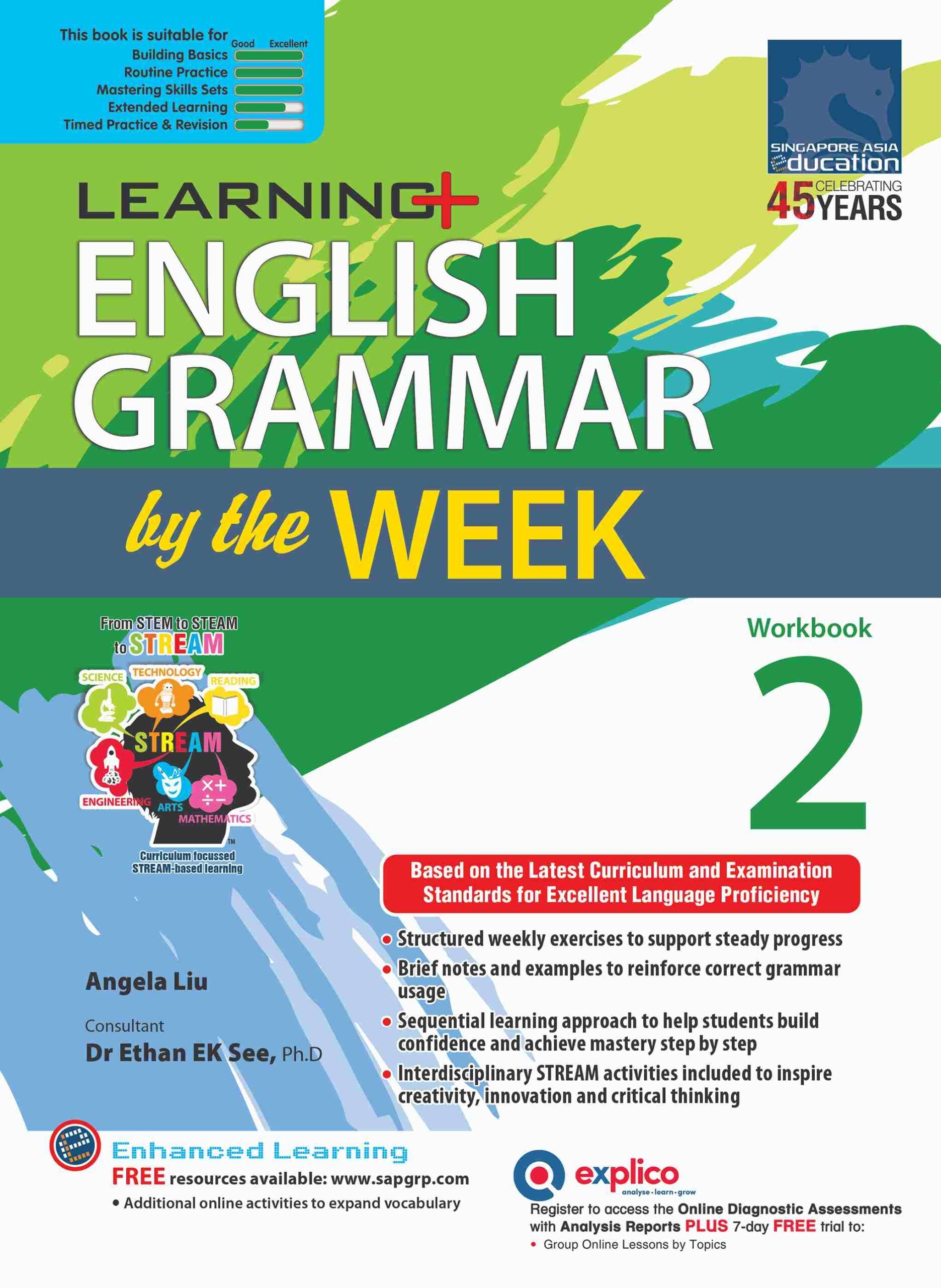 Learning English Grammer by the Week Workbook 2 – Popular Book Company ...