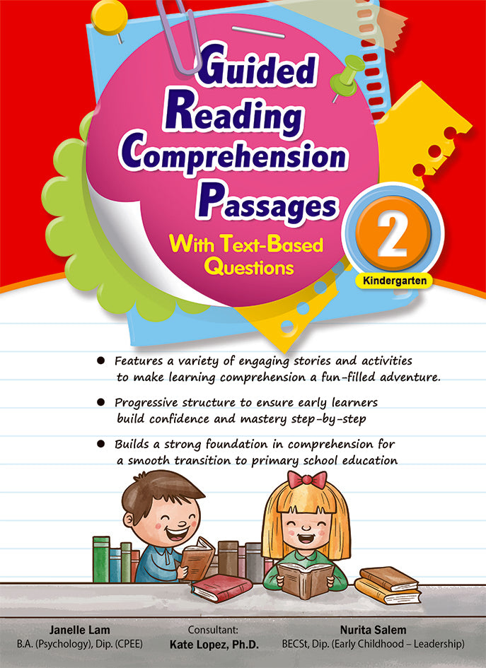 Guided Reading Comprehension Passages With Text-Based Questions Kinder ...
