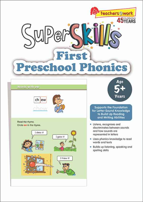 Super Skills First Preschool Phonics (age 5+ Years) – Popular Book ...