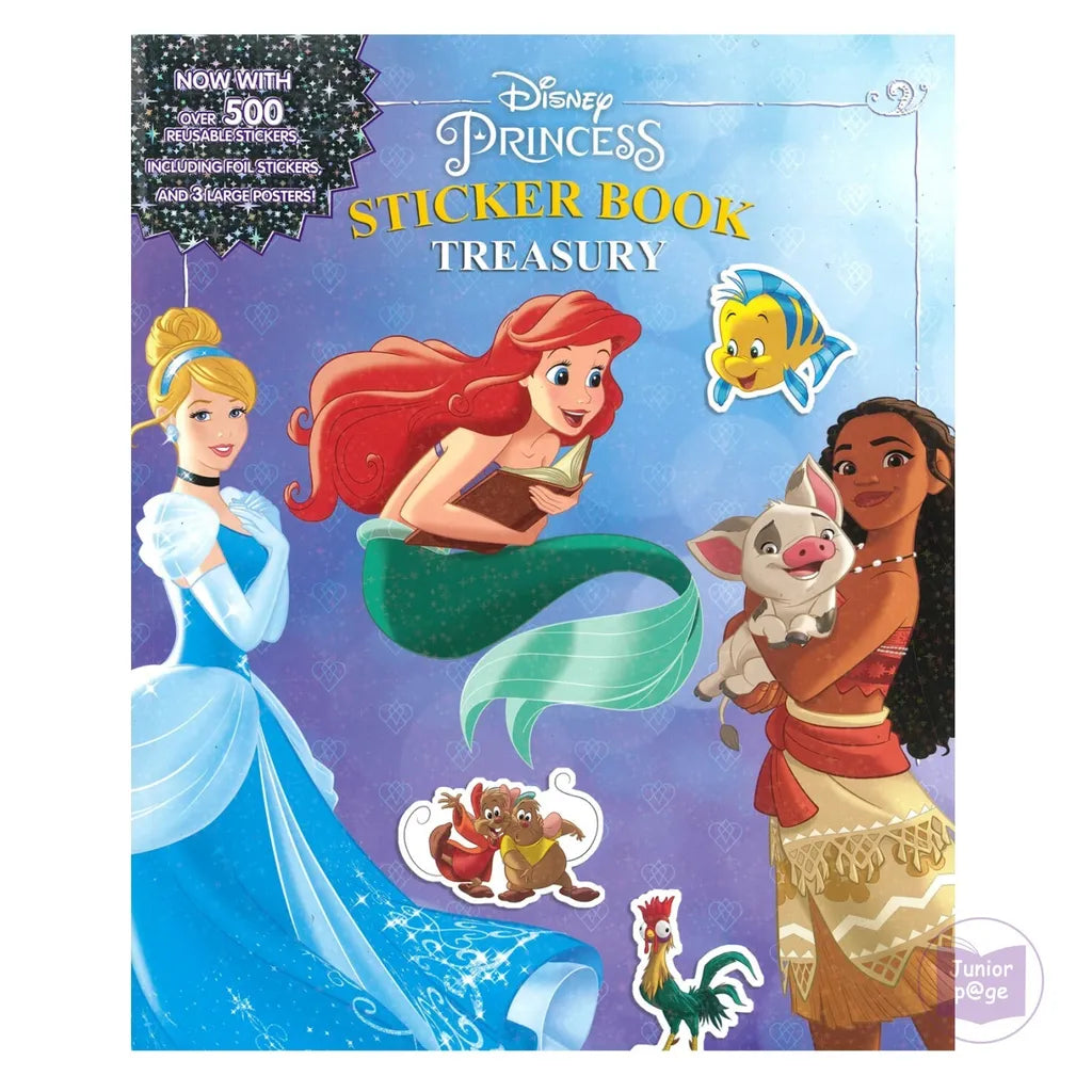 Disney Princess Sticker Book Treasury: Now with Over 500 Reusable Stic ...