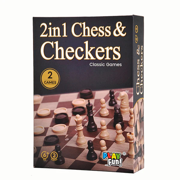 PLAYFUN CHESS & CHECKERS – Popular Book Company Pte Ltd