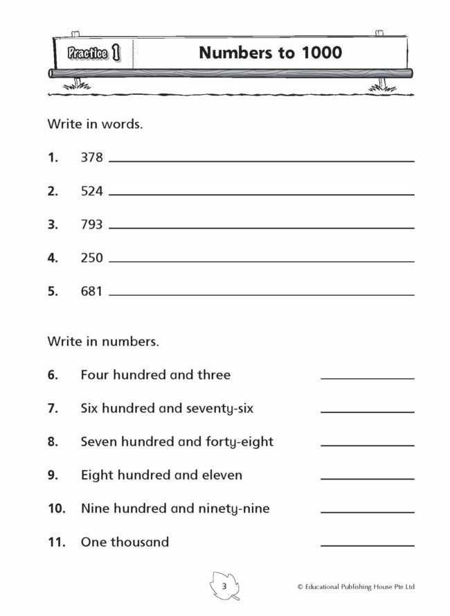 Primary 2 Maths Practice 1000+ (2nd Edition) – Popular Book Company Pte Ltd