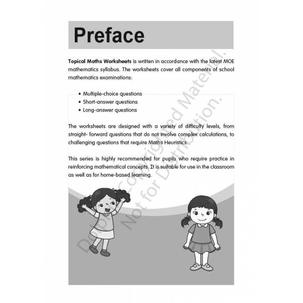 Primary 6 Topical Maths Worksheets (Pack) – Popular Book Company Pte Ltd
