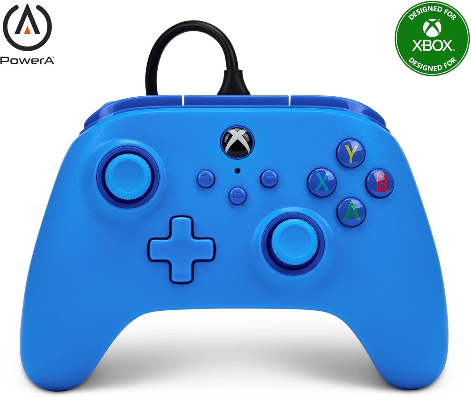 PowerA Wired Controller for Xbox Series X|S – Blue (Officially License ...