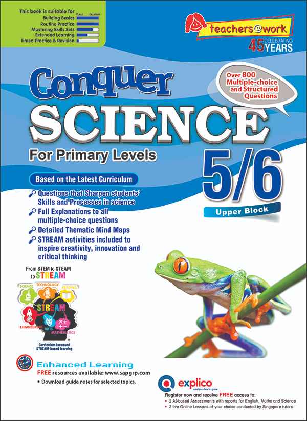 Conquer SCIENCE For Primary Levels 5/6 – Popular Book Company Pte Ltd