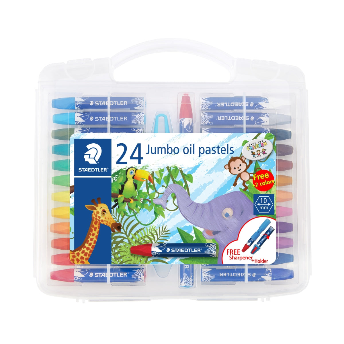 Staedtler Jumbo Oil Pastel 24col 241pb24 – Popular Book Company Pte Ltd