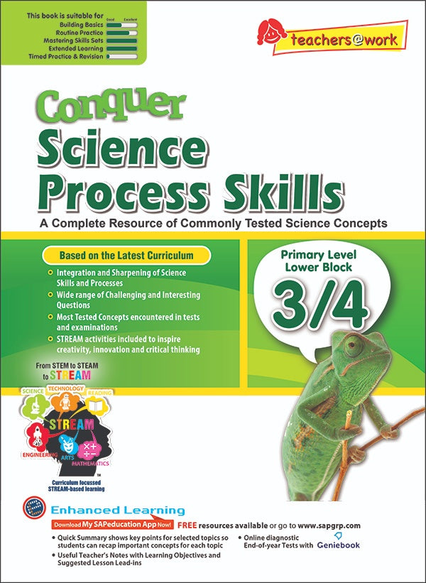 Conquer Science Process Skills Primary Level Lower Block 3/4 – Popular ...