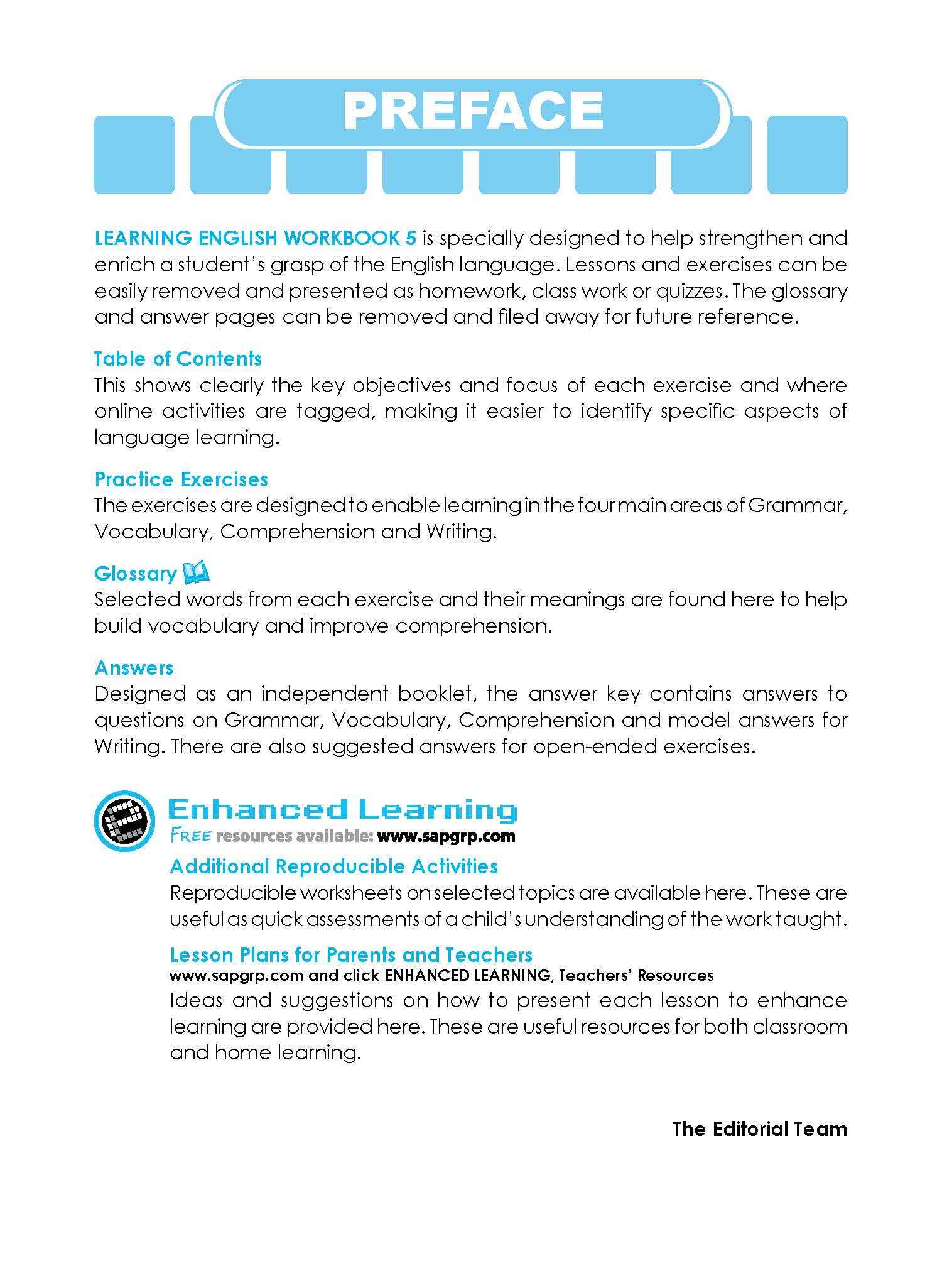 LEARNING ENGLISH Workbook 5 – Popular Book Company Pte Ltd