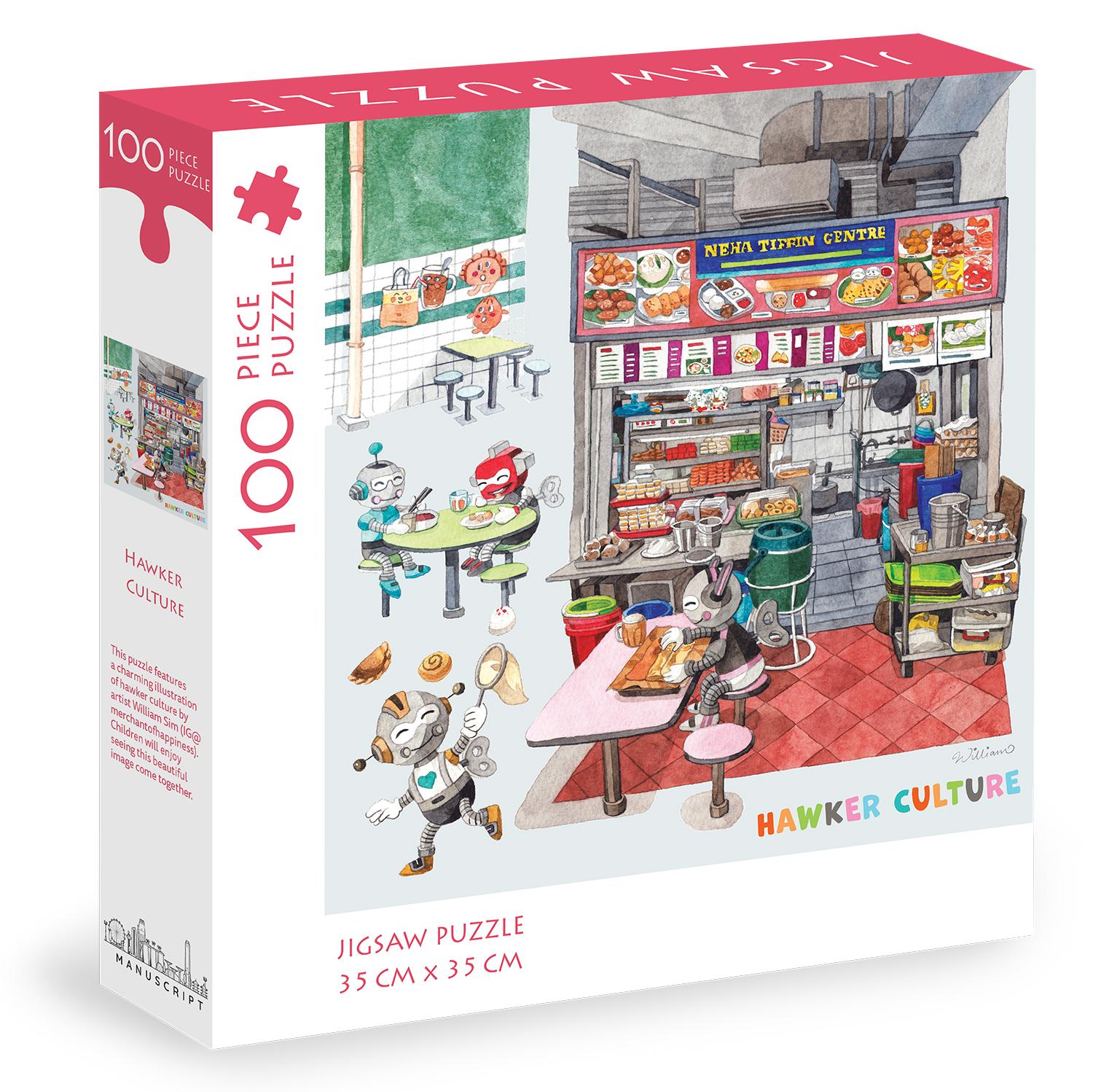 Ps Puzzles Hawker Culture 100pcs – Popular Book Company Pte Ltd