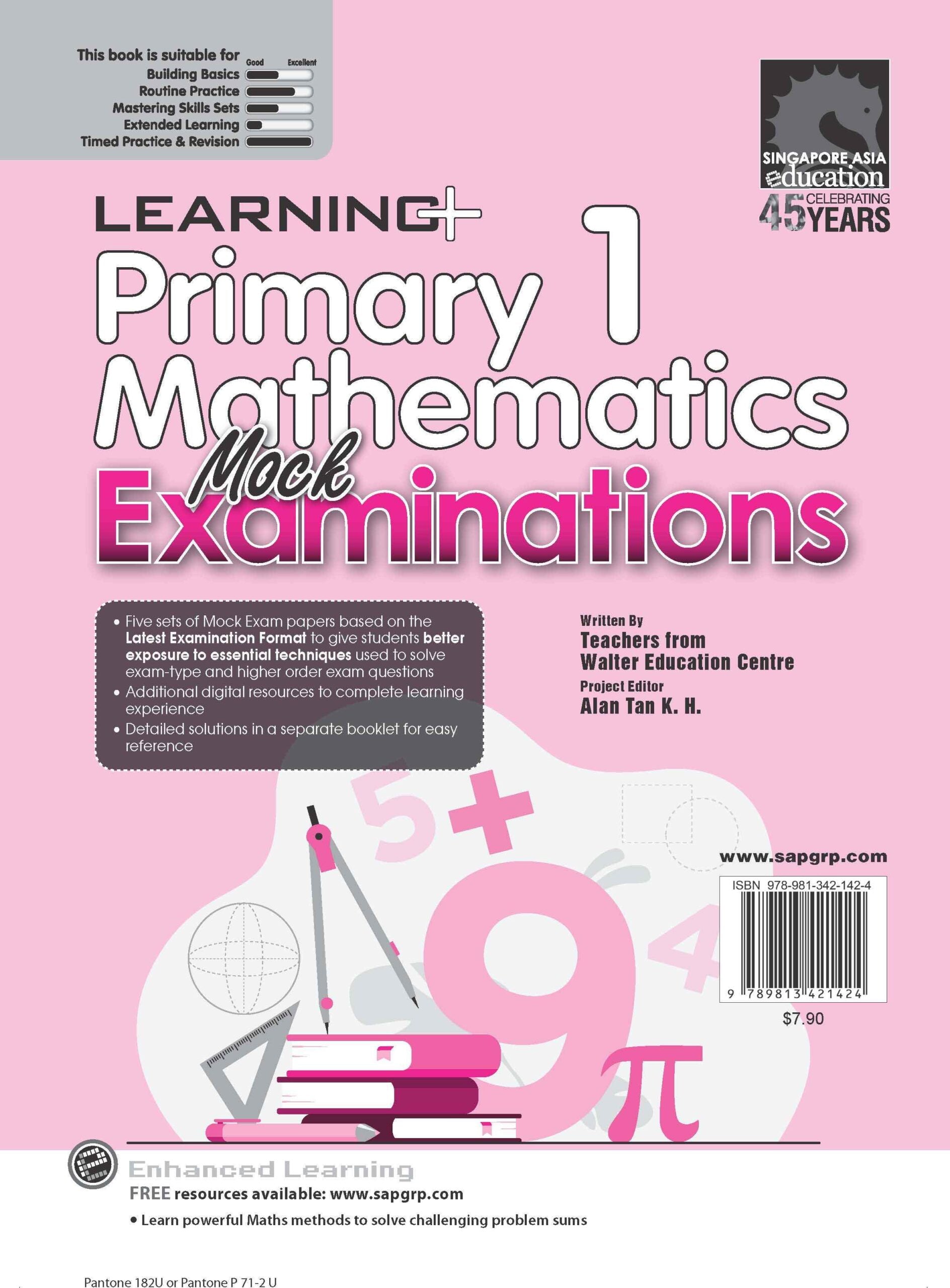 Learning+ Primary 1 Mathematics Mock Examinations – Popular Book ...