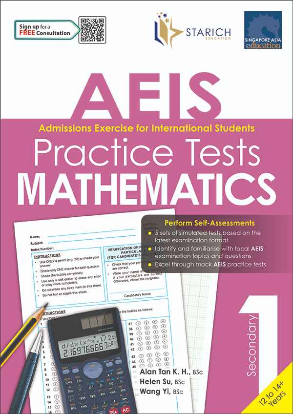 AEIS Practice Tests MATHEMATICS – Secondary 1 (12 to 14+ Years ...