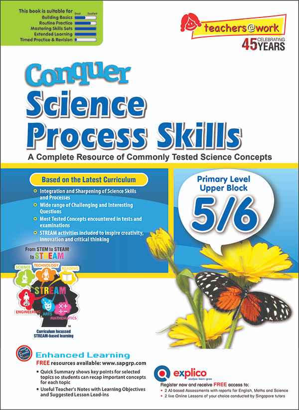 Conquer Science Process Skills Primary Level Upper Block 5/6 – Popular ...