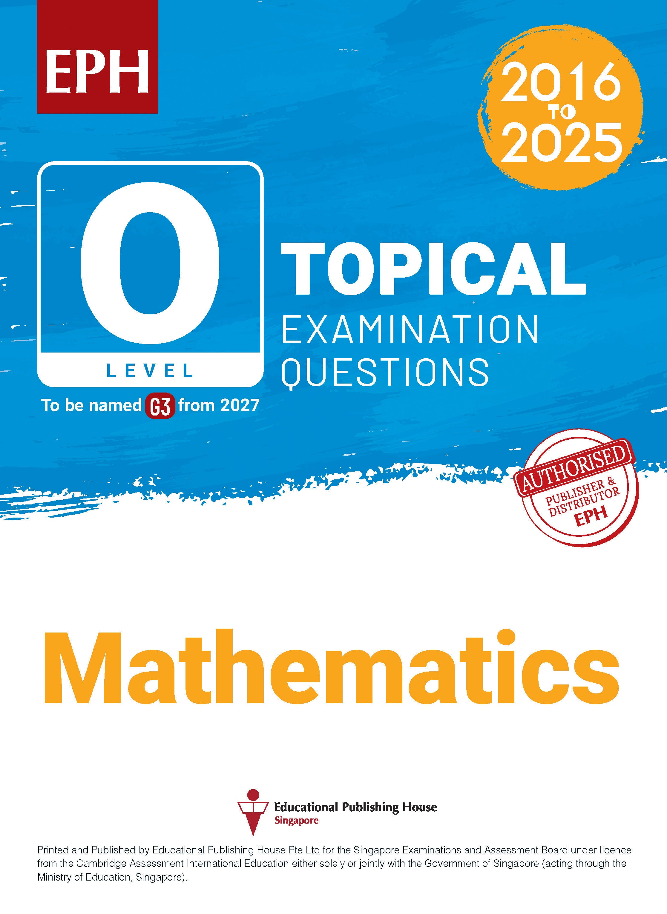 O Level Ten Year Series – Popular Book Company Pte Ltd