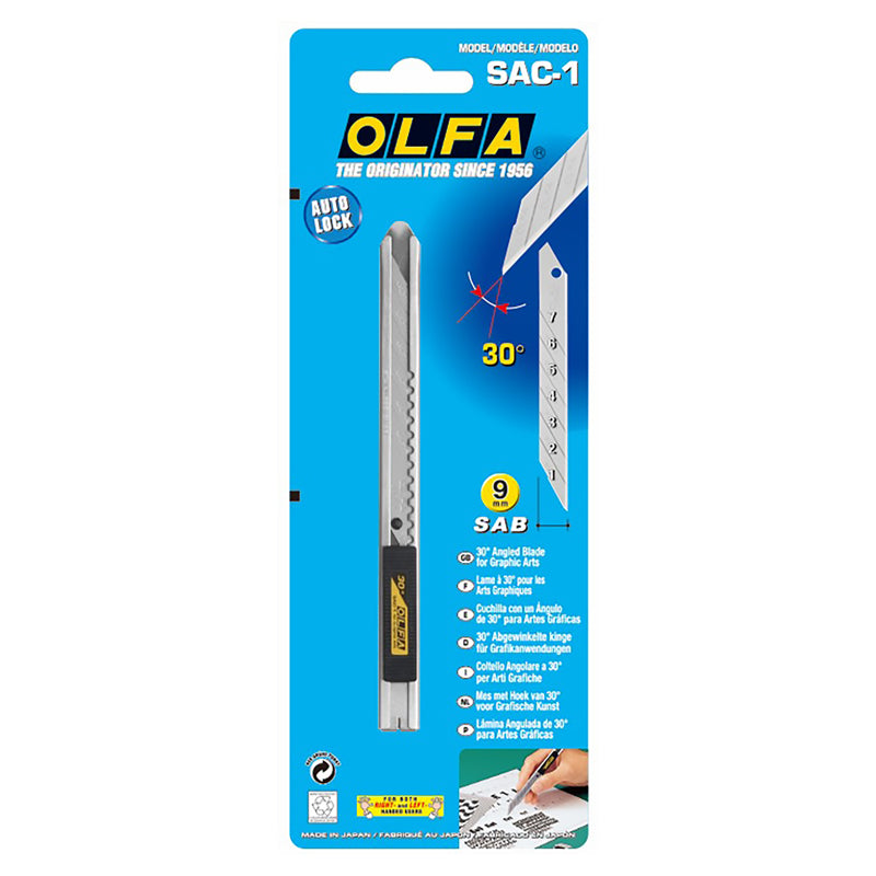 OLFA 30*ANGLED BLADE CUTTER SAC-1 – Popular Book Company Pte Ltd