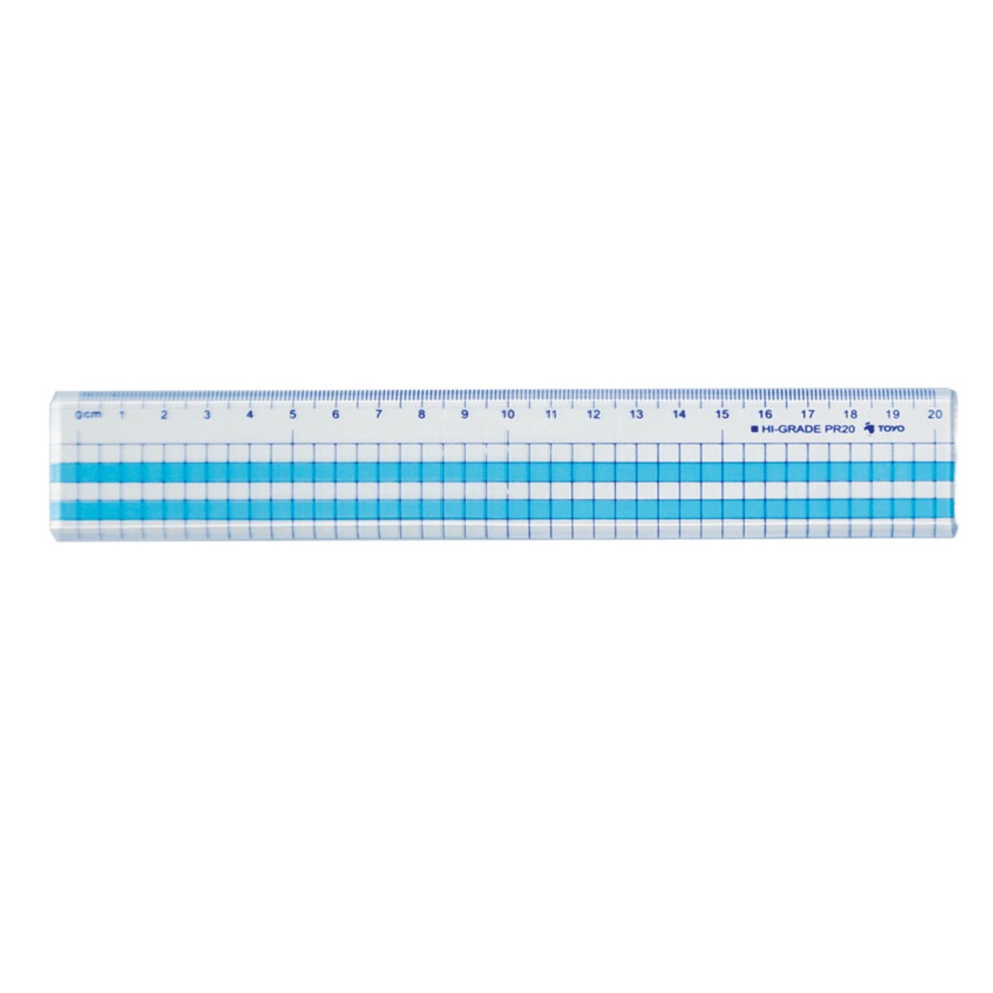 Toyo Plastic Drafting Ruler 20cm Pr20 – Popular Book Company Pte Ltd