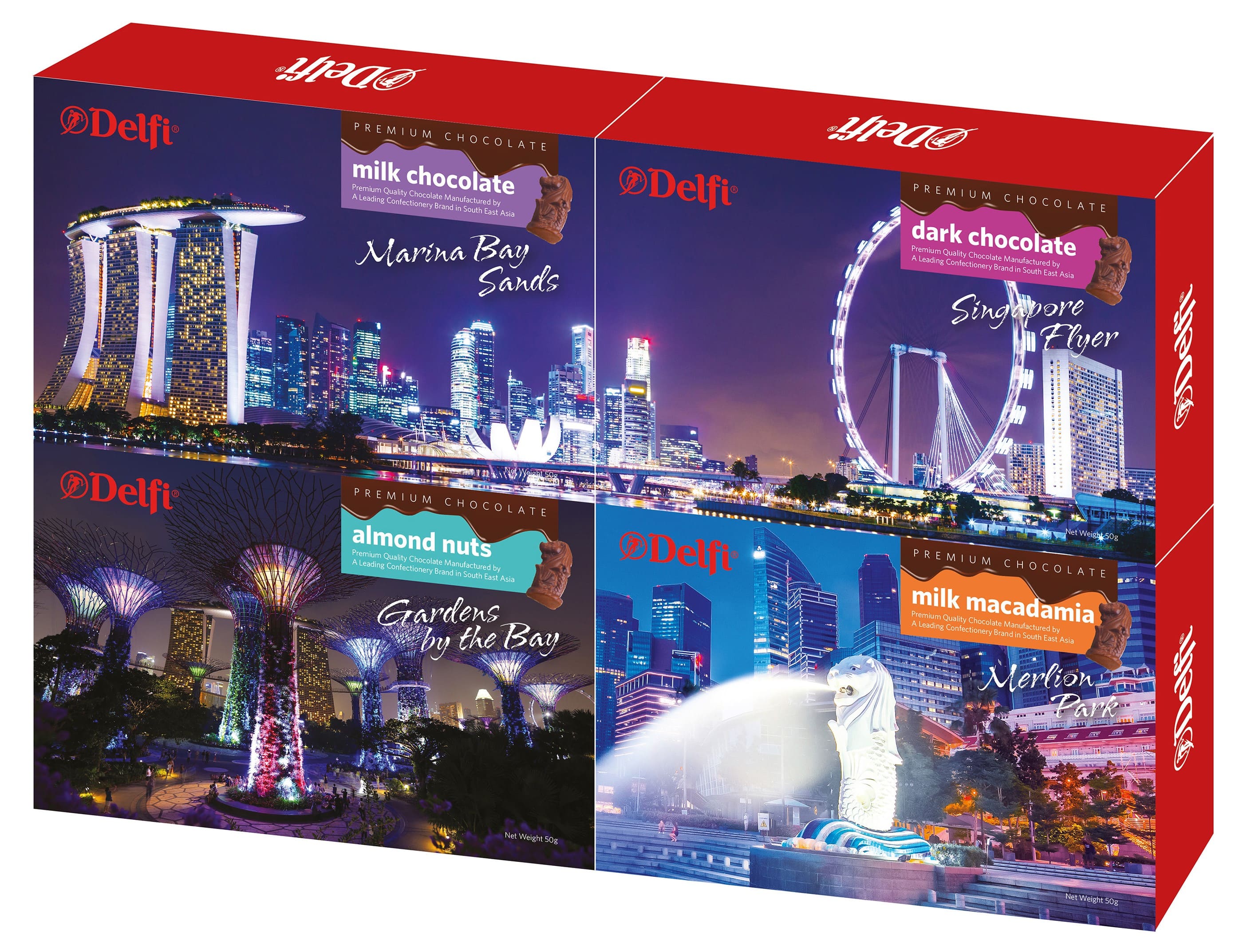 Delfi Tourist Pack Chocolate 4in1 200g – Popular Book Company Pte Ltd