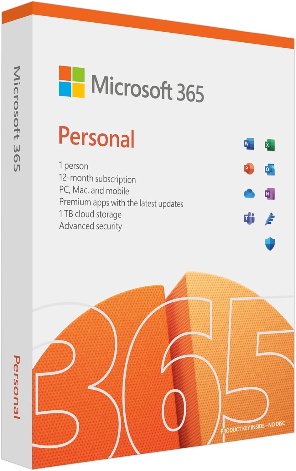 Microsoft M365 Personal English 1 Year Subscription Medialess P8 ...