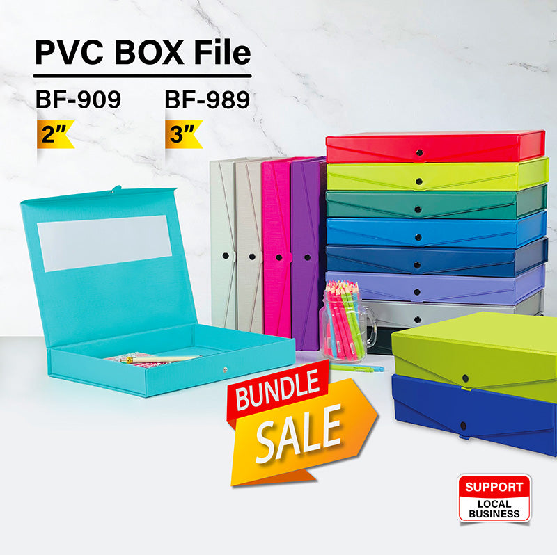 3" Pvc Box File F4 – Popular Book Company Pte Ltd