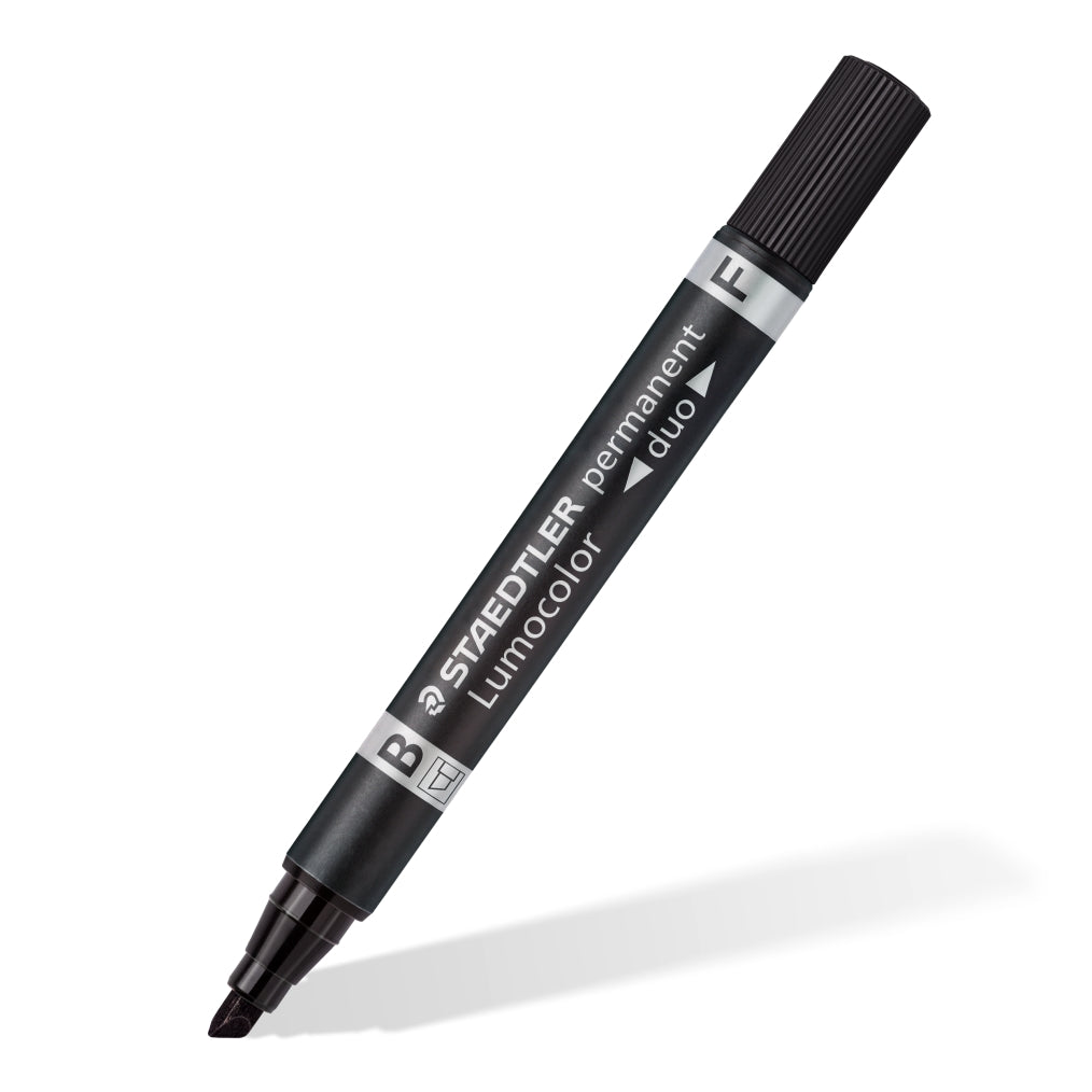 STAEDTLER Lumocolor® permanent marker duo 348 black – Popular Book ...