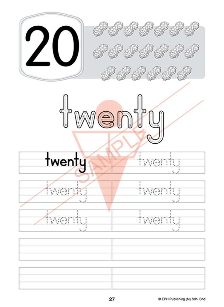 Nursery Writing is Fun - Number Words – Popular Book Company Pte Ltd