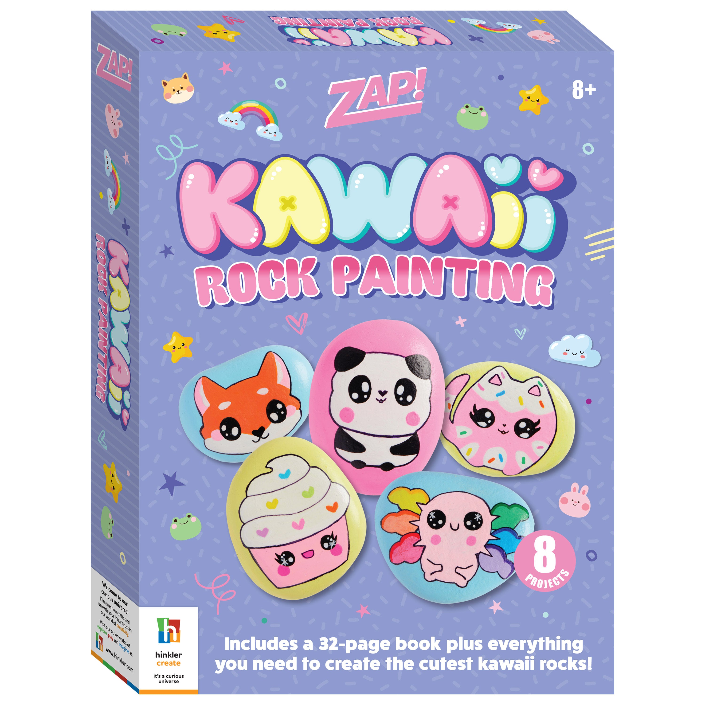 Zap! Kawaii Rock Painting Kit – Popular Book Company Pte Ltd