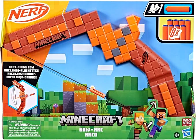 HASBRO NERF MINECRAFT BOW DART BLASTER – Popular Book Company Pte Ltd