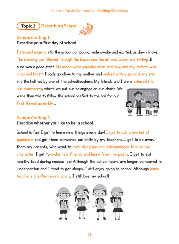 Writing AL1 PSLE Compositions – Popular Book Company Pte Ltd