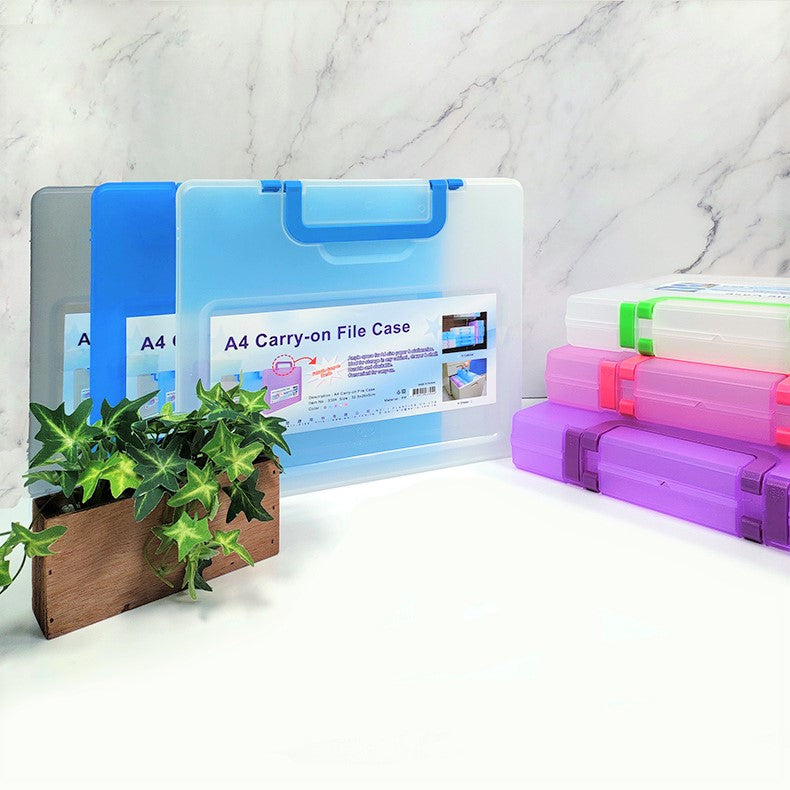 Wip Pp File Box With Handle A4 – Popular Book Company Pte Ltd
