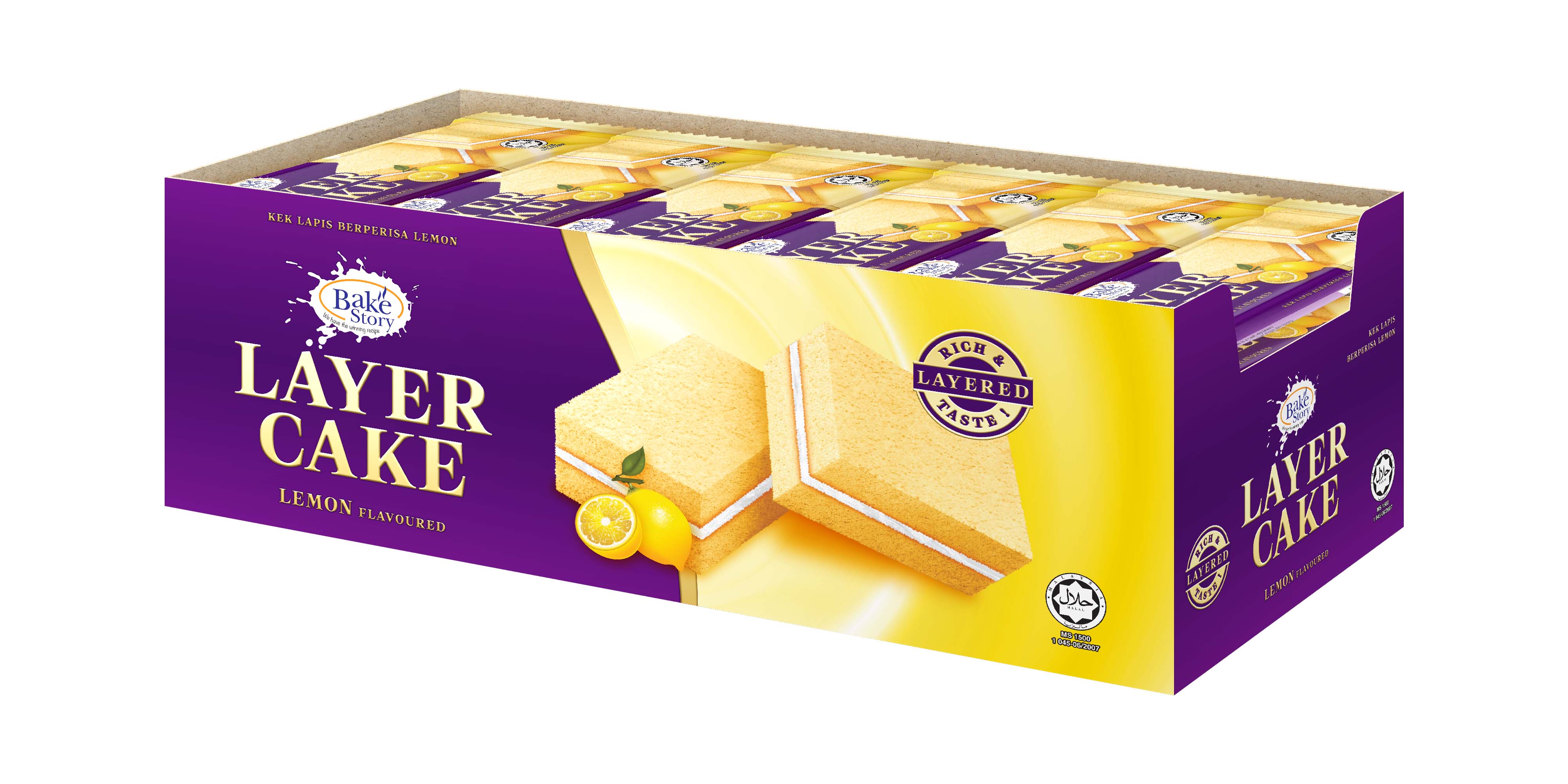 BAKE STORY LEMON LAYER CAKE 16GX24'S – Popular Book Company Pte Ltd