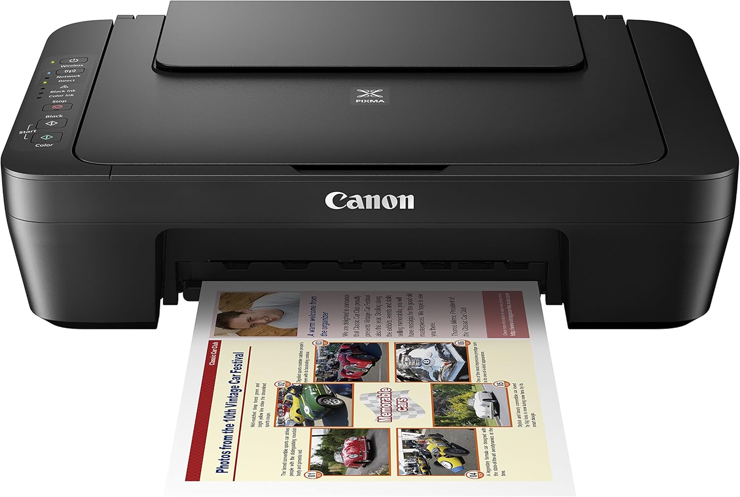 Canon PIXMA MG3070S - A4 Wi-Fi All-in-One Inkjet Color Printer. Print ...