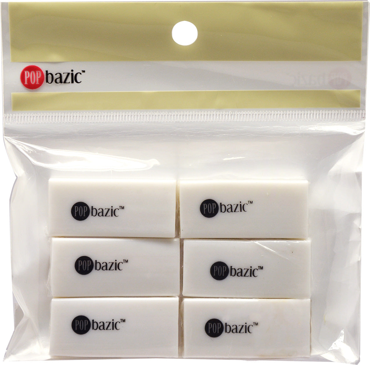 POP Bazic ECO PVC Eraser 6 in 1 – Popular Book Company Pte Ltd