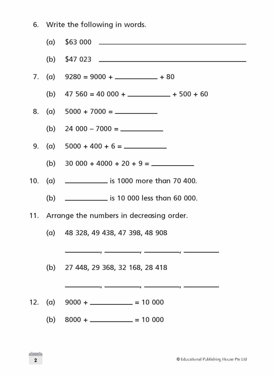Primary 4 Maths Weekly Revision (4th Edition) – Popular Book Company ...