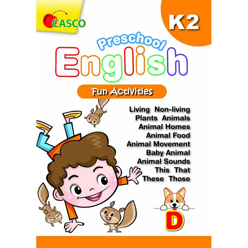 Preschool English Fun Activities K2 Book D – Popular Book Company Pte Ltd