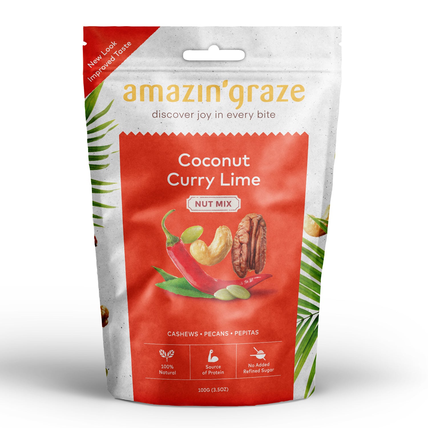Amazin Graze Coconut Curry Nut Mix – Popular Book Company Pte Ltd