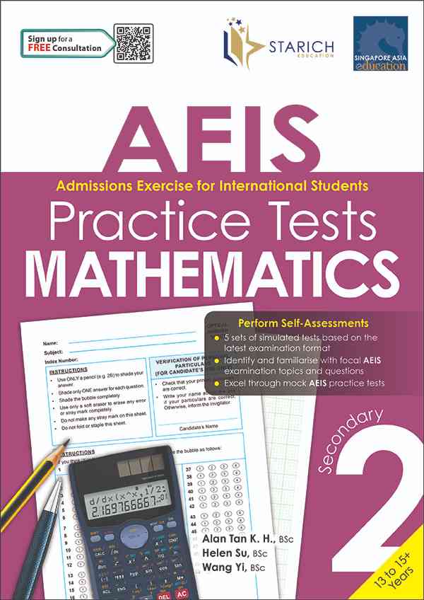 AEIS Practice Tests Mathematics – Secondary 2 (13 To 15+ Years ...