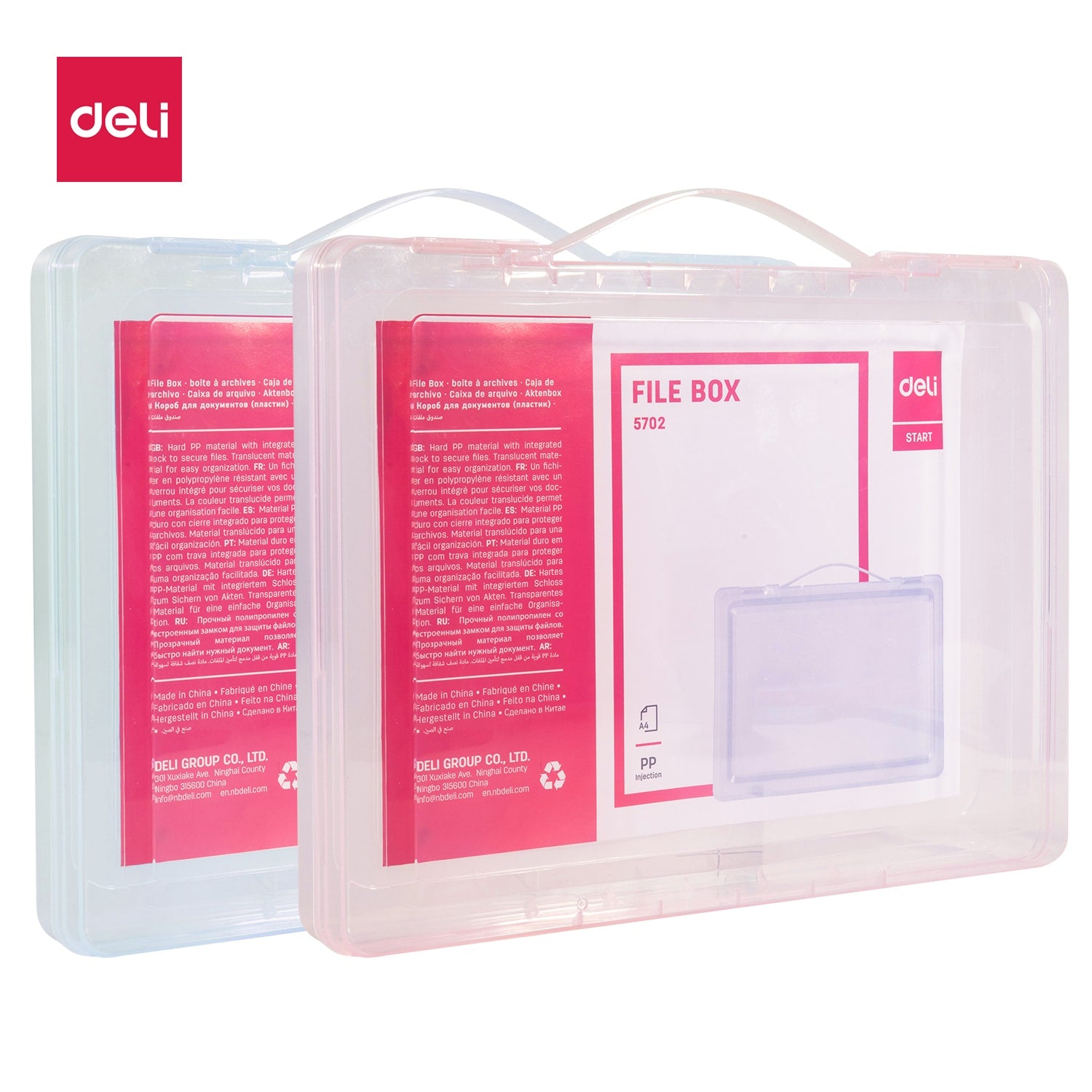 Deli File Box A4 Clear 5702 – Popular Book Company Pte Ltd