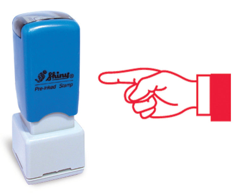 Pre-inked Handy Stamp - Hand Point To Left – Popular Book Company Pte Ltd