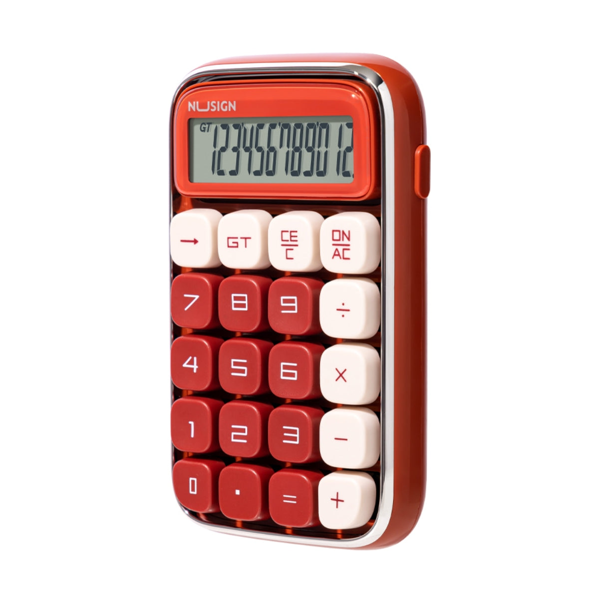 DELI NUSIGN CALCULATOR 12 DIGIT RED NS043 – Popular Book Company Pte Ltd