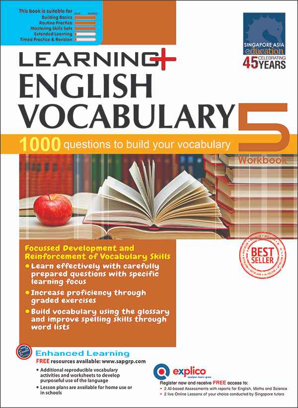 LEARNING+ English Vocabulary Workbook 5 – Popular Book Company Pte Ltd