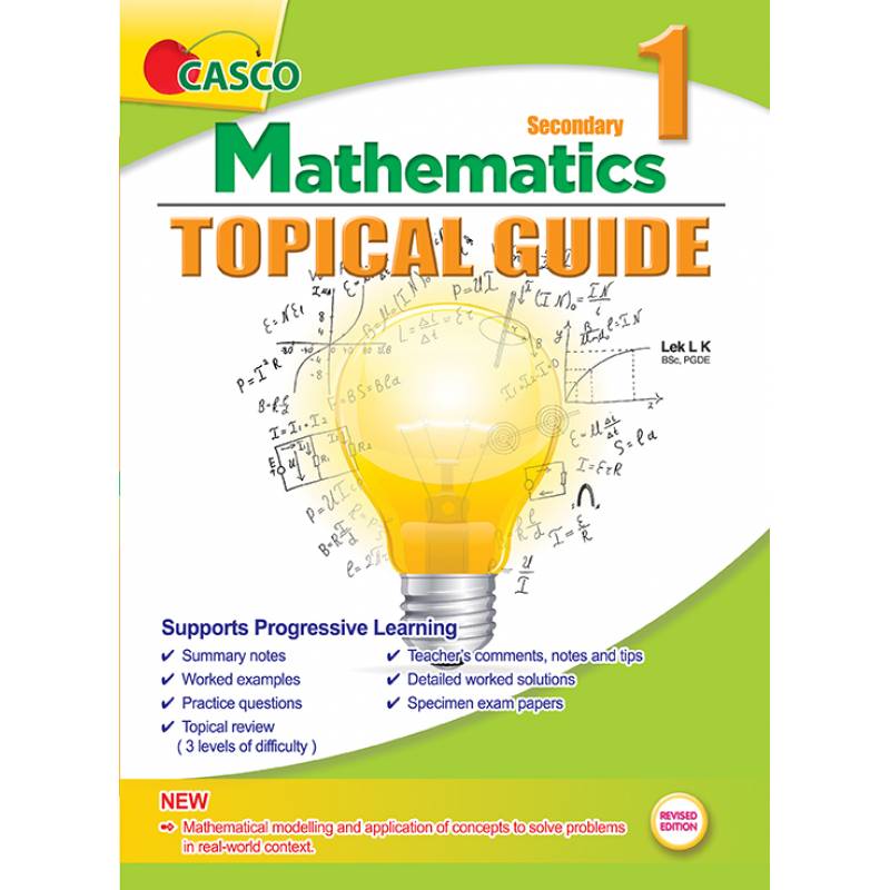 Secondary 1 Mathematics Topical Guide - Revised Edition – Popular Book ...