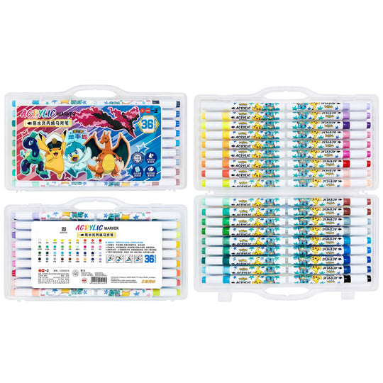 Pokémon Double Tip Acrylic Marker 36's – Popular Book Company Pte Ltd