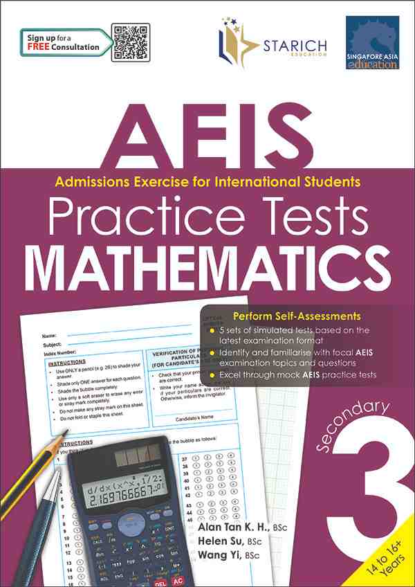 AEIS Practice Tests MATHEMATICS – Secondary 3 (14 to 16+ Years ...
