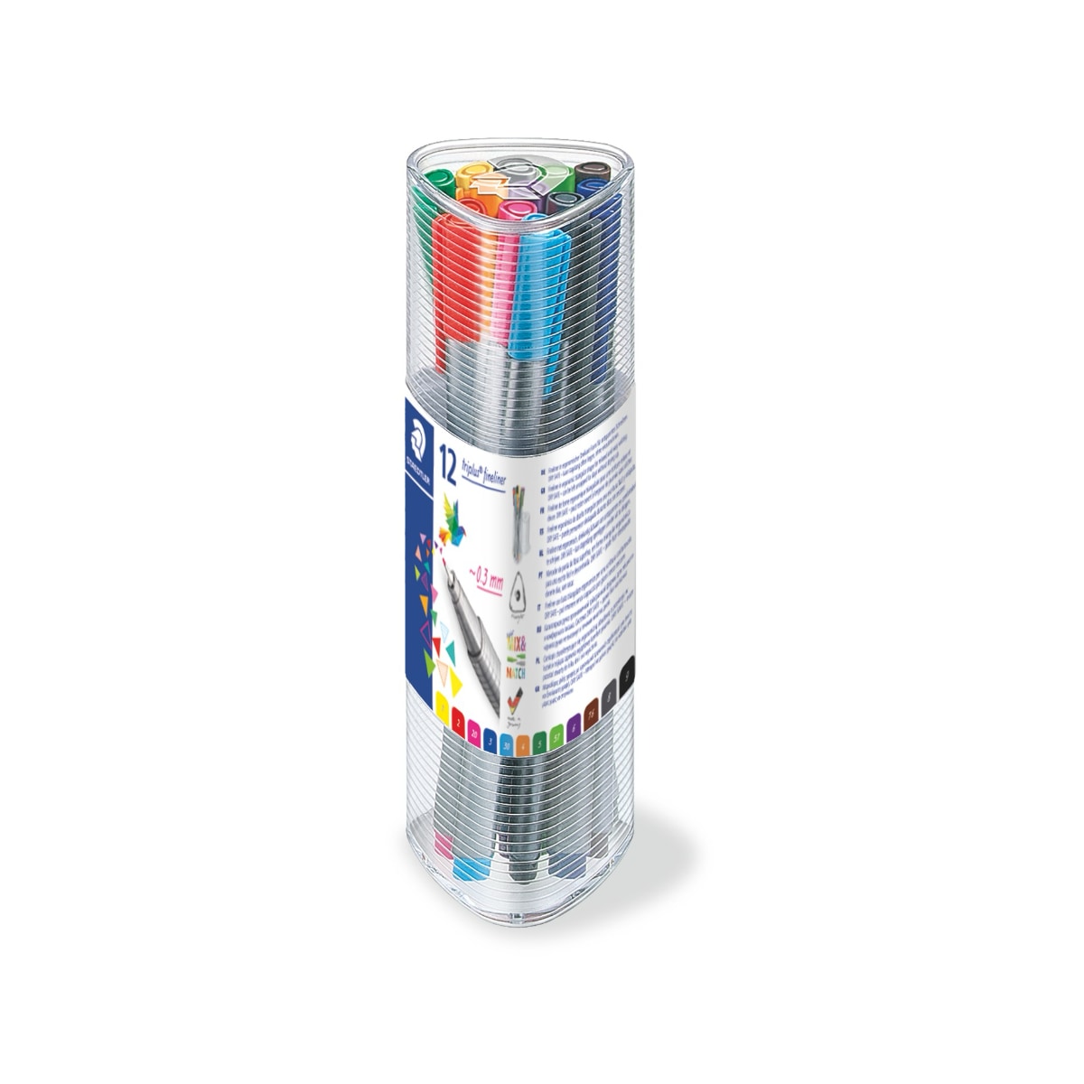Staedtler Triplus Fineliner 12 Col. – Popular Book Company Pte Ltd